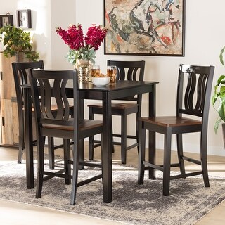 Fenton Modern and Contemporary Transitional 5-PC Pub Set - Bed Bath ...