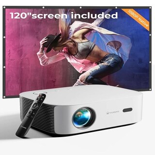 Performance V700W 5G WiFi Bluetooth Projector, Native 1080P Video ...