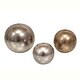 Textured Aluminum Deco Balls - Set of 3 - Bed Bath & Beyond - 36312401