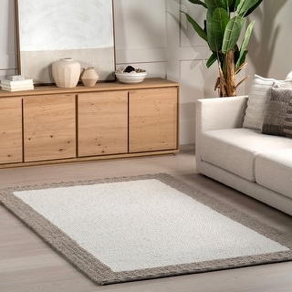 Nuloom Aster Chunky Knit Wool Area Rug. - Bed Bath & Beyond - 39582061