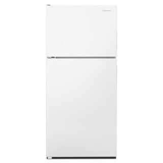 AMANA 30" Top-Freezer Refrigerator with Glass Shelves ART318FFDW - Bed ...