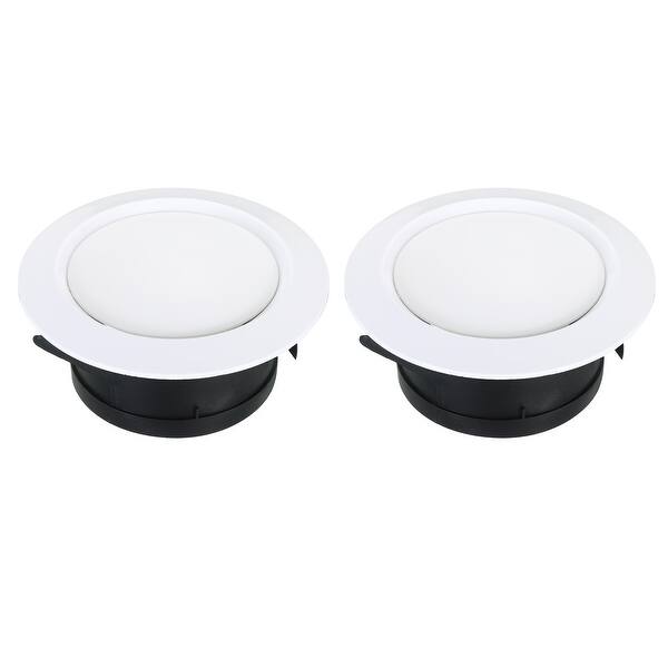 5" Round Air Vent 2pcs Adjustable Ceiling Diffuser Grill Soffit Vent ...