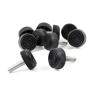 Metal Threaded Rod Round Base Leveling Foot 8mmx30mmx28mm 10 Pcs ...