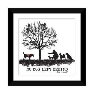 iCanvas "No Dog Left Behind" by Dog is Good and Cat is Good - Bed Bath ...