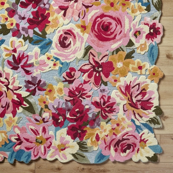 flower pattern rug