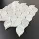 Marble Leaf Pattern Wall & Floor Mosaic Tiles - Bed Bath & Beyond ...