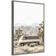 Kate and Laurel Sylvie Rustic Desert Vintage Van in Joshua Tree Framed ...