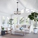 18.9inch Modern Simple Design 5 light Pendant With Flower Metal Frame ...