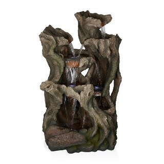 Cascading Willow Tree Fountain with LED Lights - Bed Bath & Beyond ...