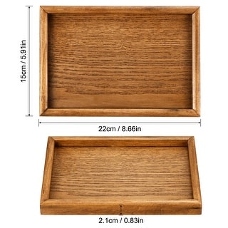 Acacia Wood Rectangle Serving Tray - Bed Bath & Beyond - 35141108