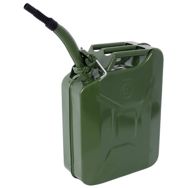 20 Liter (5 Gallon) Jerry Fuel Can with Flexible Spout, Portable Jerry ...