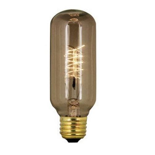 Feit Electric BP40T14/RP Incandescent Vintage Light Bulb, 40 Watts, 120 ...