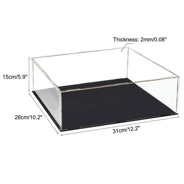 Acrylic Display Case Box Dustproof Showcase Cube Collectibles Show Box ...