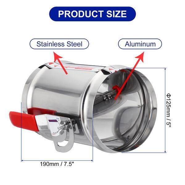 HVAC Duct Manual Volume Damper, Airflow Ducting Branch Vent Damper ...