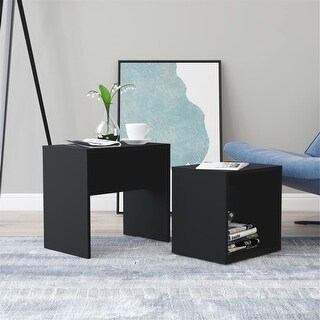Coffee Table End Table Set Sofa Side Table Bedside Table Chipboard ...