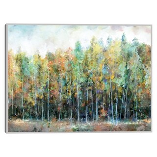 Prismatic Treeline By Studio Arts Canvas Art Print - Bed Bath & Beyond ...
