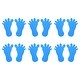 Feet Markers 2.36x4.72 Inch 6 Pair Foot Spot Marker Floor Markers Blue ...