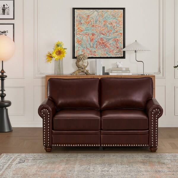 Burgundy loveseat recliner store