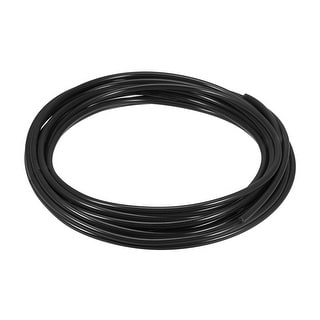 6mm OD 4mm ID 7m Long Black PU Air Tubing Pipe for Air Line Fluid ...
