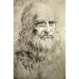 Self-Portrait C1515 by Leonardo Da Vinci Portraits Art Print - Bed Bath ...