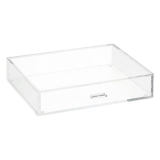 Luxe Acrylic Landscape Paper Drawer Clear - Bed Bath & Beyond - 42093955