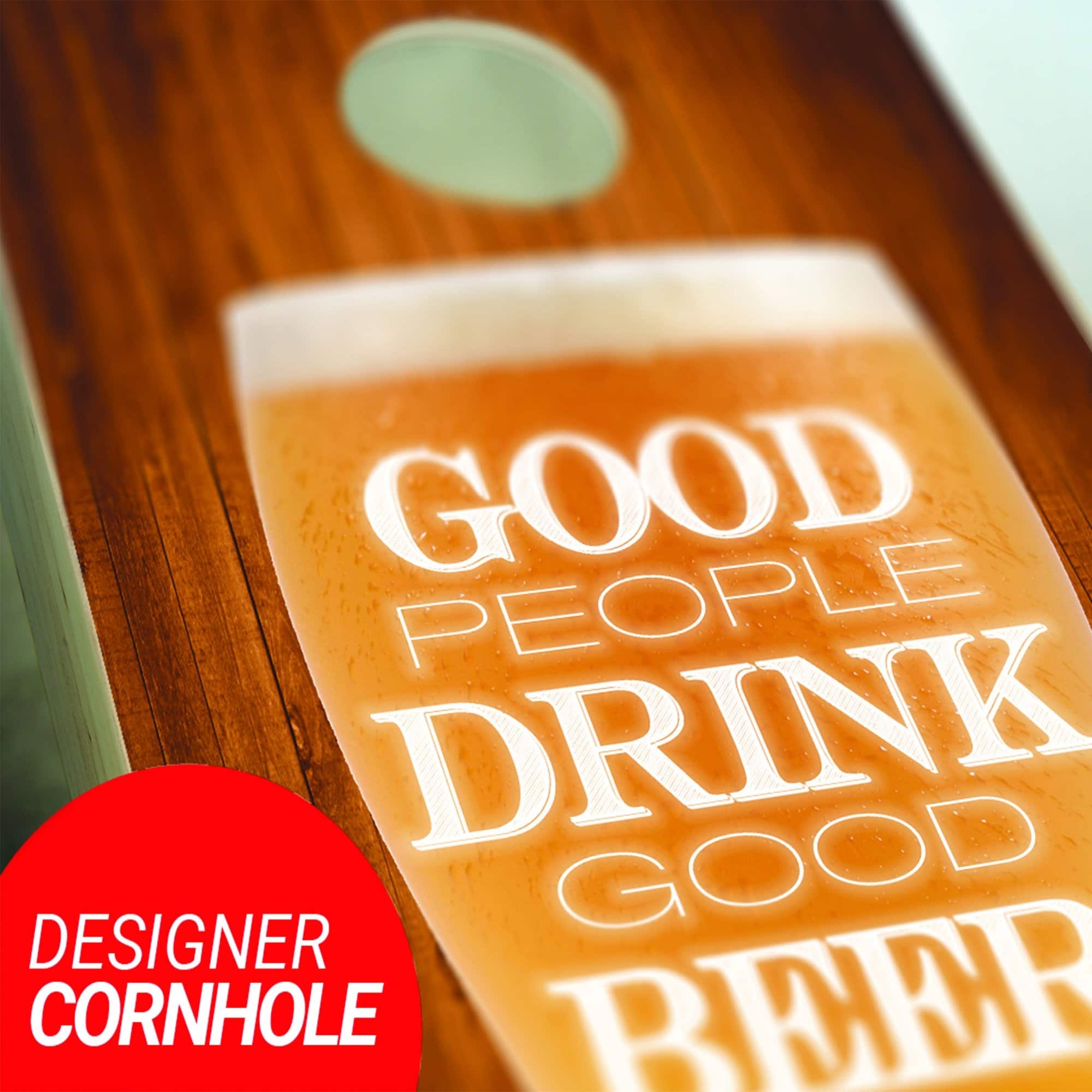 Good Beer Outdoor Cornhole Board Game Set - Bed Bath & Beyond - 33184831