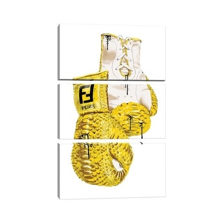 iCanvas "Fendi Boxing Gloves" by Elias Mikael 3-Piece Canvas Wall Art ...