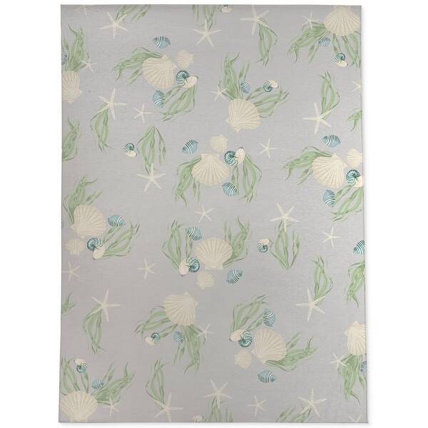 SCALLOP SHELL GREY Outdoor Rug By Kavka Designs - Bed Bath & Beyond ...
