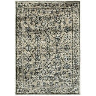 Rectangle Linden Oriental/Distressed, Traditional/Casual Rug - Bed Bath ...