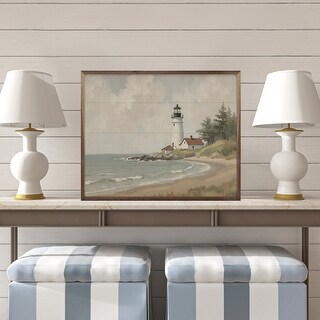 Distant Lighthouse On The Coast - Bed Bath & Beyond - 42701013