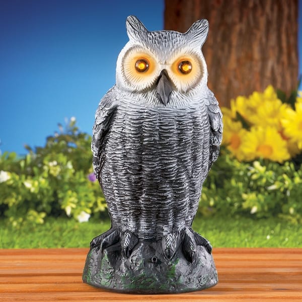 Motion Activated Light Up Owl Yard Statue - NO SIZE - Bed Bath & Beyond ...