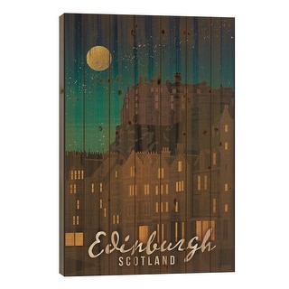 Scotland-Edinburgh Print On Wood by Missy Ames - Multi-Color - Bed Bath ...