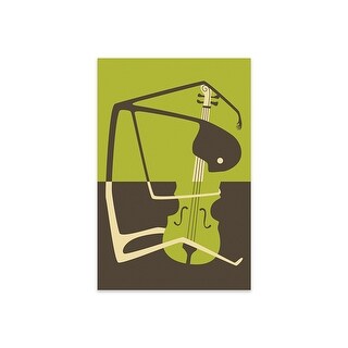 Blues' Cello Print On Acrylic Glass by Jazzberry Blue - Bed Bath ...