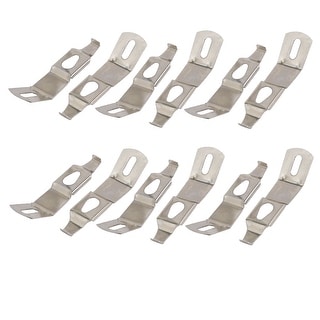 Picture Photo Frame Metal Spring Turn Clip Hanger Silver Tone 12pcs ...