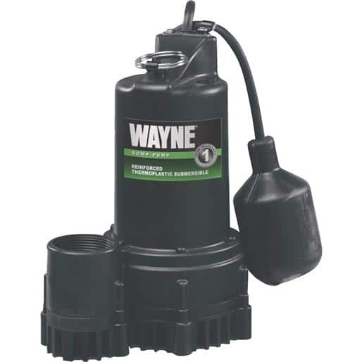 Wayne Home Equipment 1/3Hp Plastic Sump Pump WST33 Unit: EACH - Bed ...