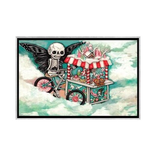 iCanvas "Skeleton Candy Cart" by Kelly Ann Kost Framed - Bed Bath ...