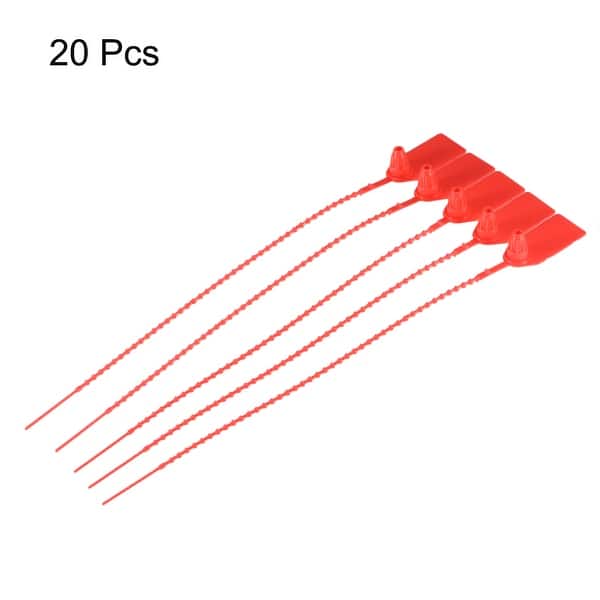 Plastic Zip Ties Pull-Tite Seals Anti-Tamper for Container Luggage,20 ...