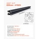 UIMOSO 4PCS T Slot 4040 Aluminum Extrusion Profile, European Standard ...