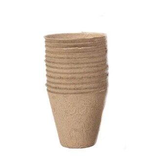 Agfabric Degradable Plant Nursery Pots 3"，50pack（15 labels),Flower ...