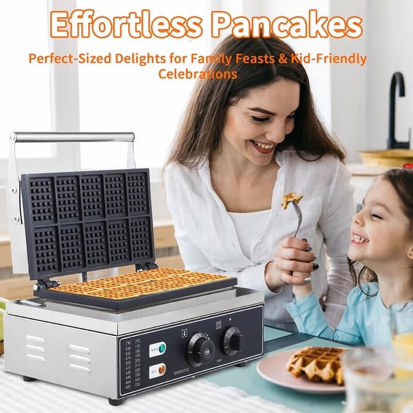 commercial waffle maker with timer