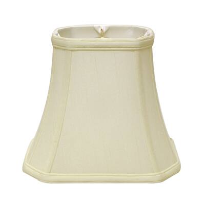 Cloth & Wire Slant Cut Corner Rectangle Bell Softback Lampshade with ...