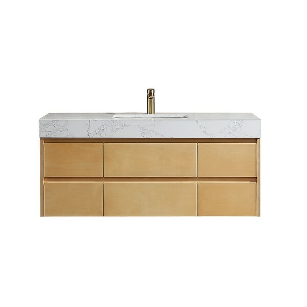 36'' Bathroom Vanity with/without Resin Sink, Modern Bathroom Storage ...