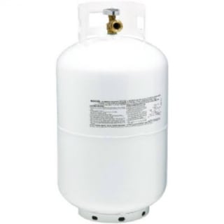 Manchester Tank 1160TC-5 Vertical ACME/OPD Propane Gas Cylinder, White ...