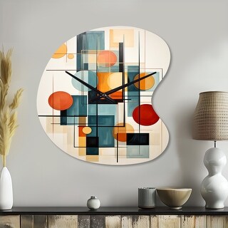 Colorful Mid Century Retro Reflections IV - Abstract Midcentury Wall ...