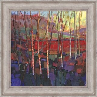 Timothy O'Toole 'Patchwork Trees II' Framed Art - Bed Bath & Beyond ...