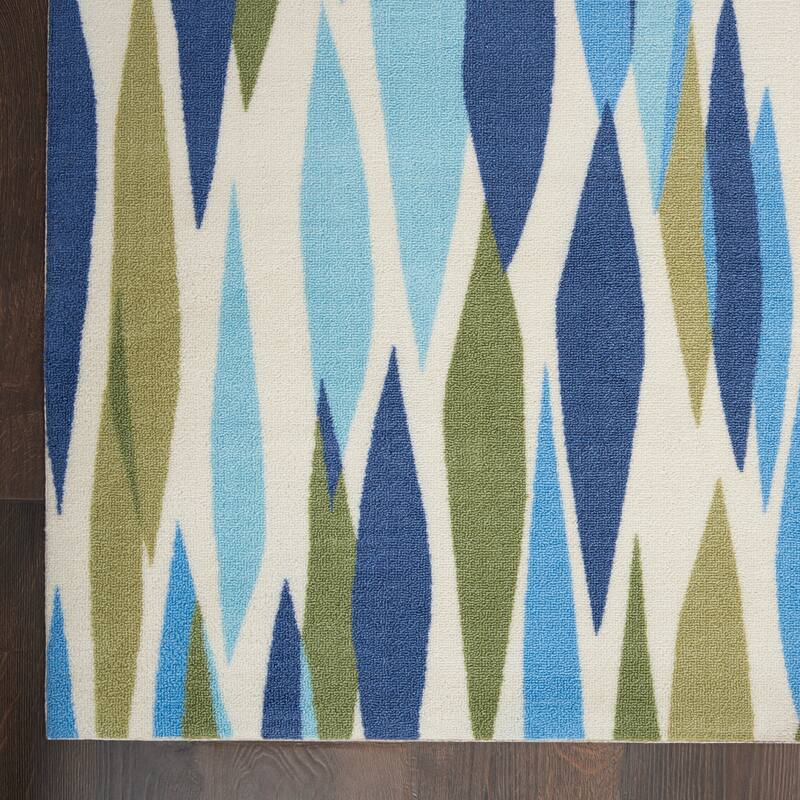 Waverly Sun N' Shade Modern Abstract Indoor Outdoor Area Rug ...