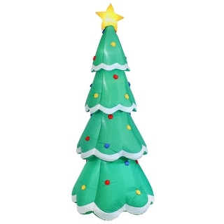 Towering Christmas Tree Inflatable with LED Lights - Bed Bath & Beyond ...