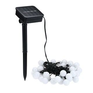 21ft 30 LED Solar Globe String Lights Waterproof - Bed Bath & Beyond ...