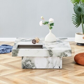 A modern and practical coffee table crafted from medium-density ...