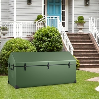 Waterproof Outdoor Storage Box with Ventilated Window Adjustable Snap ...